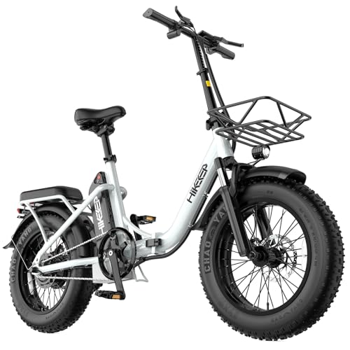 Folding Electric Bike for Adults - 16 Inch Fat Tires Electric Bicycle ...